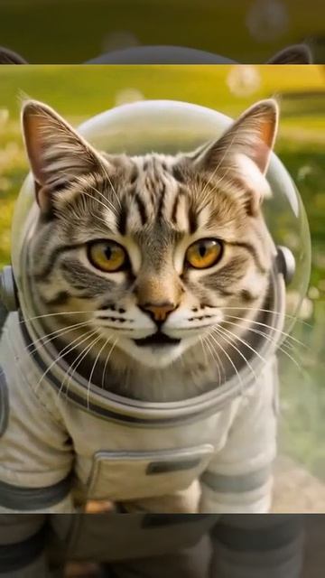 Кот-космонавт Мурчик вышел на связь 🚀🐾