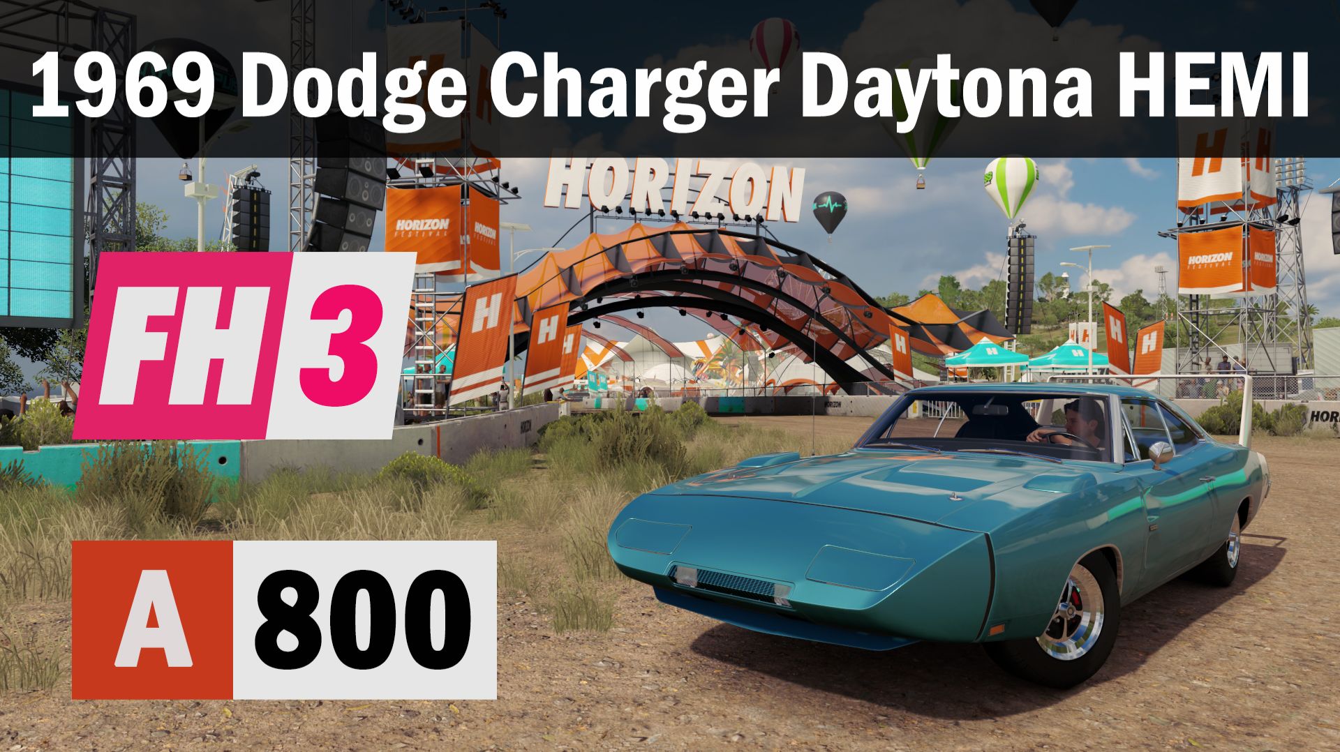 Forza Horizon 3 - 1969 Dodge Charger Daytona HEMI