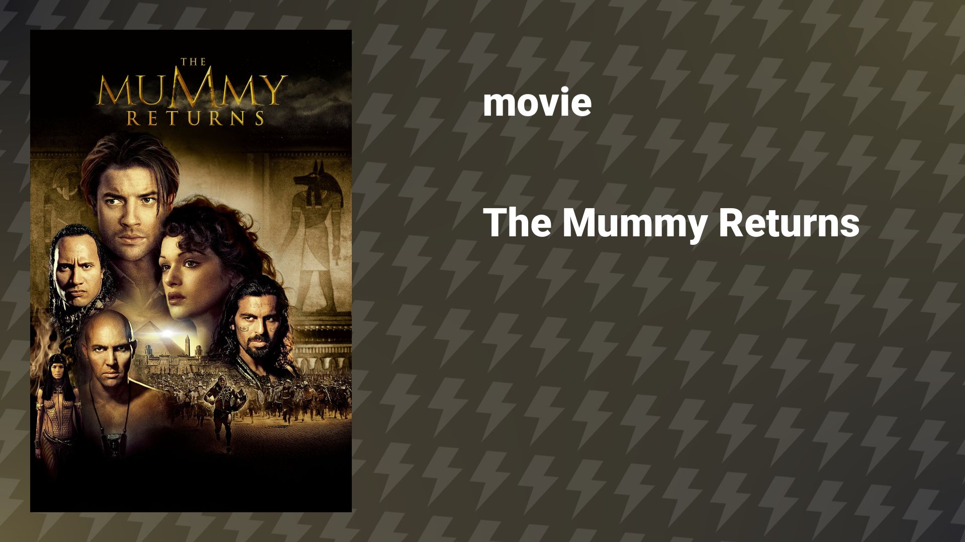 The Mummy Returns (movie, 2001)