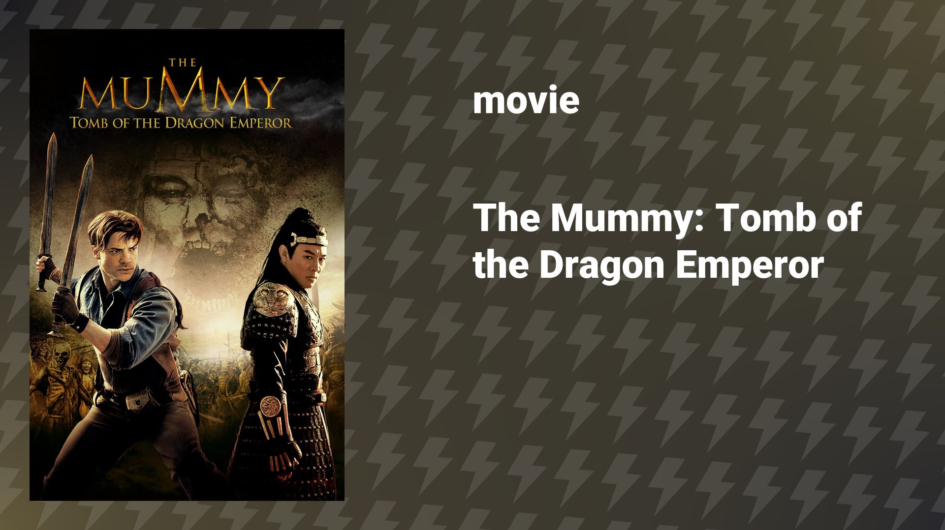 The Mummy: Tomb of the Dragon Emperor (movie, 2008)