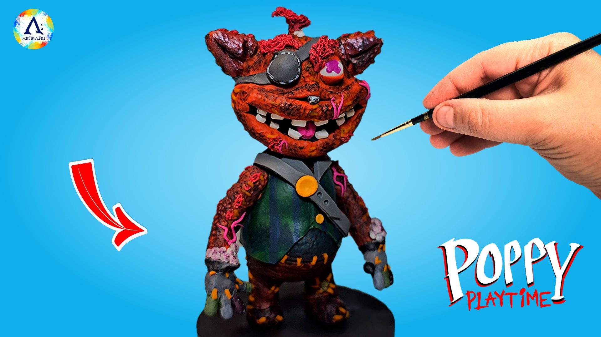 Лепим ДЖИБЛЕТ ПОППИ ПЛЕЙТАЙМ 5 Poppy Playtime 5
