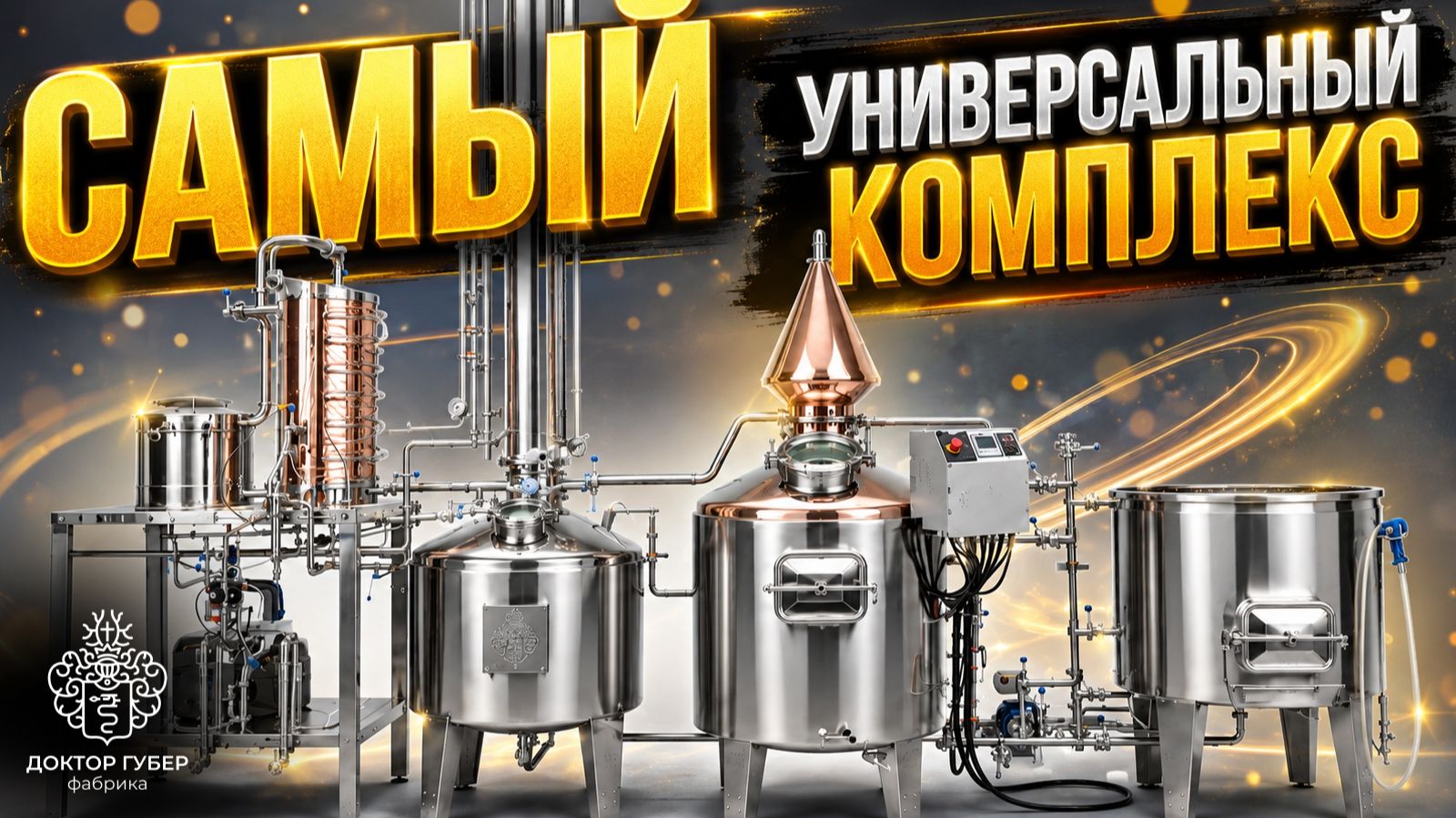 Винокурня для работы КРУГЛЫЙ ГОД | Виски, джин и спирт на одном комплексе дистилляции