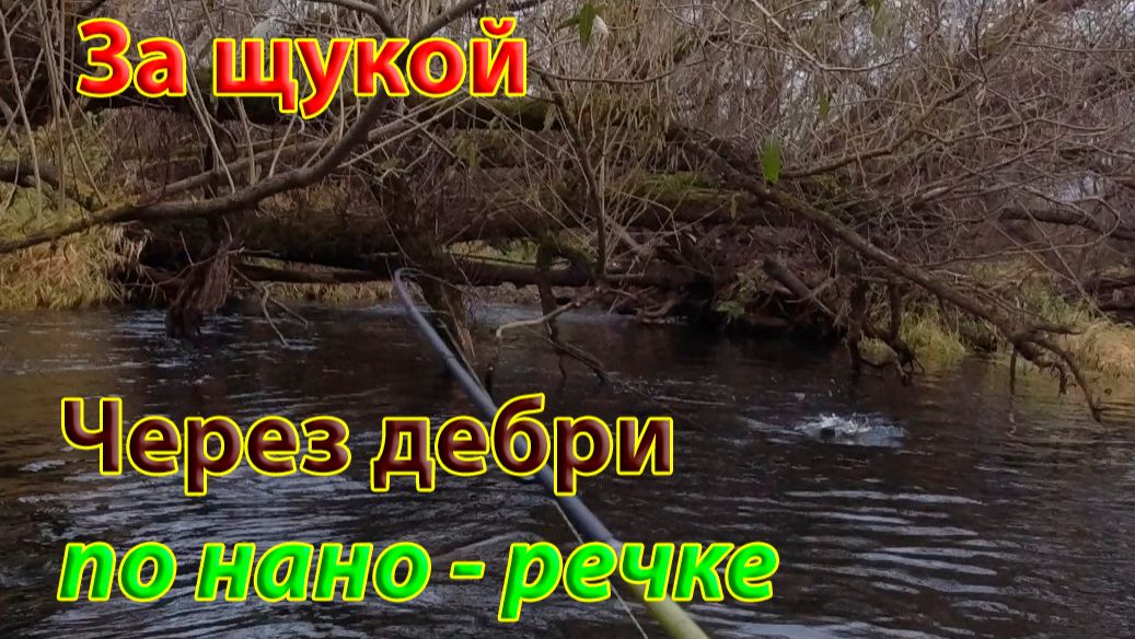 Рыбалка на щуку в микроречке
