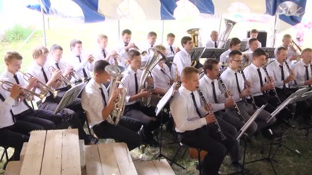 Богослужение в церкви Благодать 10.08.2014 (100 лет церкви д. Дерюгина)