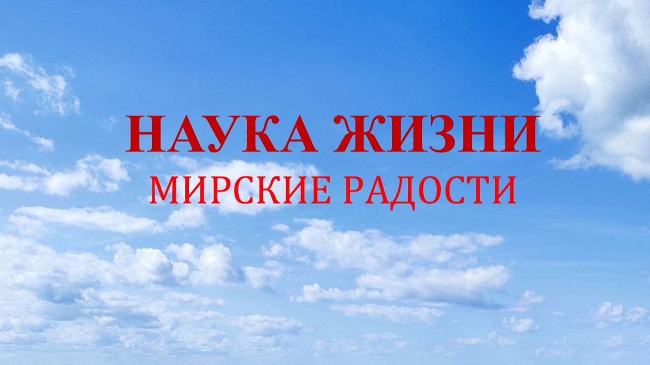 Наука жизни. Мирские радости.