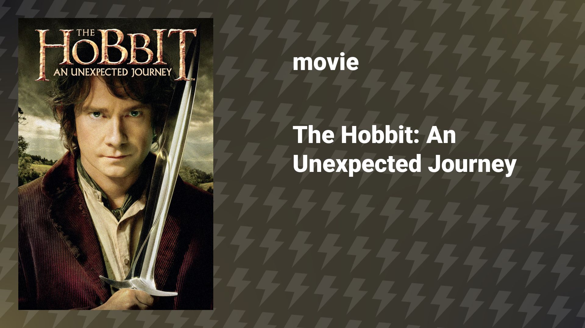 The Hobbit: An Unexpected Journey (movie, 2012)
