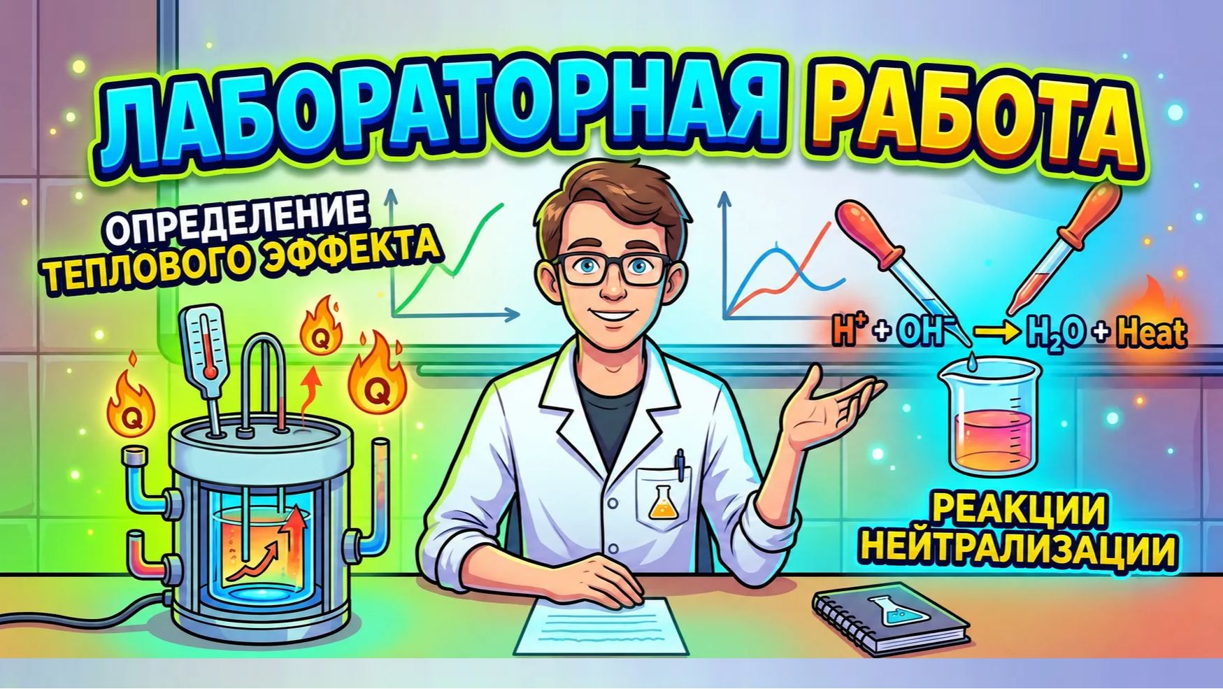 Лабораторная работа. Определение теплового эффекта реакции нейтрализации