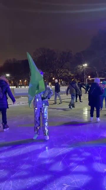 Зимний праздник в Москве — открытие ледового катка с артистами Go Show