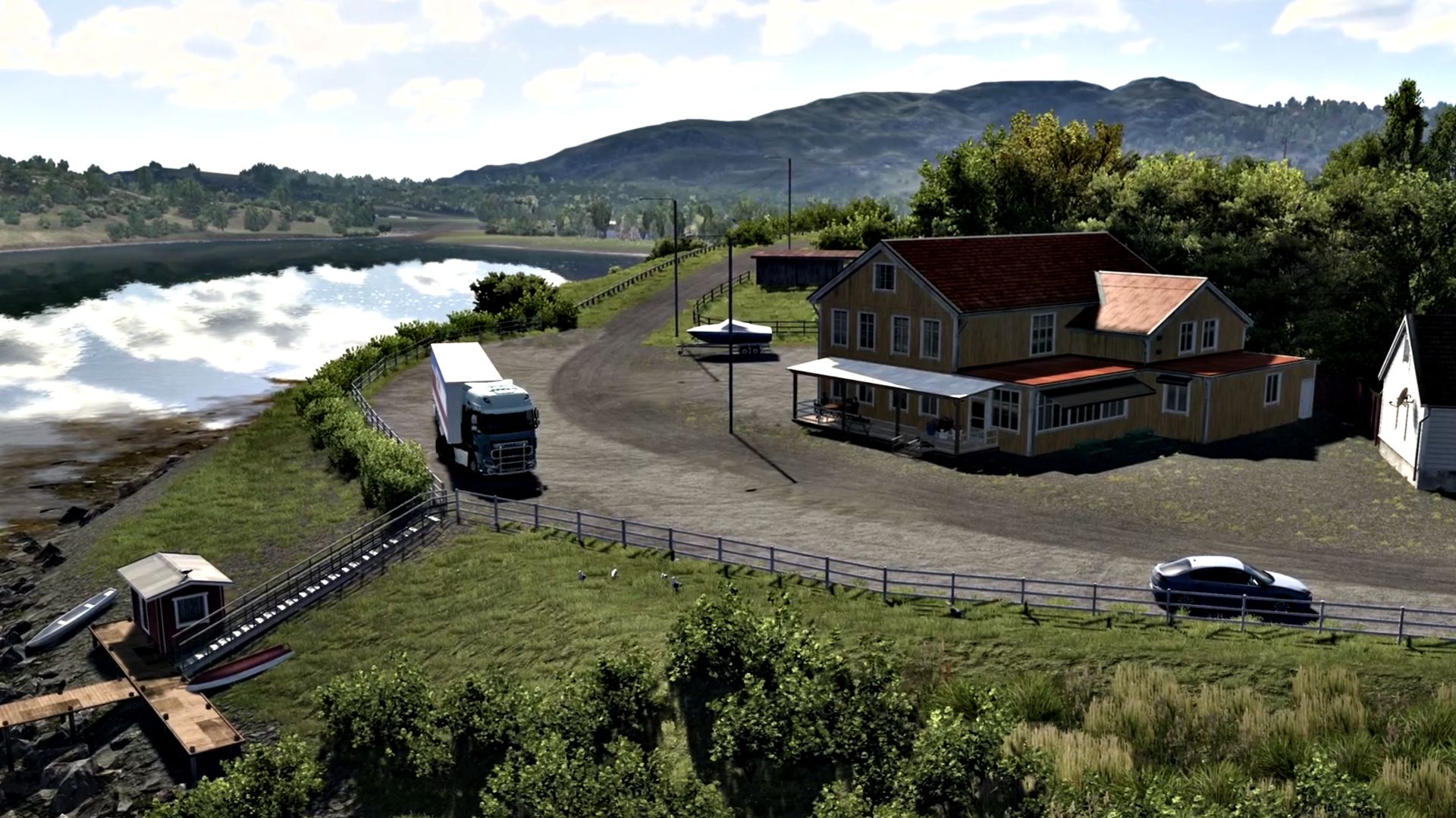 ETS2 Рейс Кола Россия - Коннингсвог Норвегия