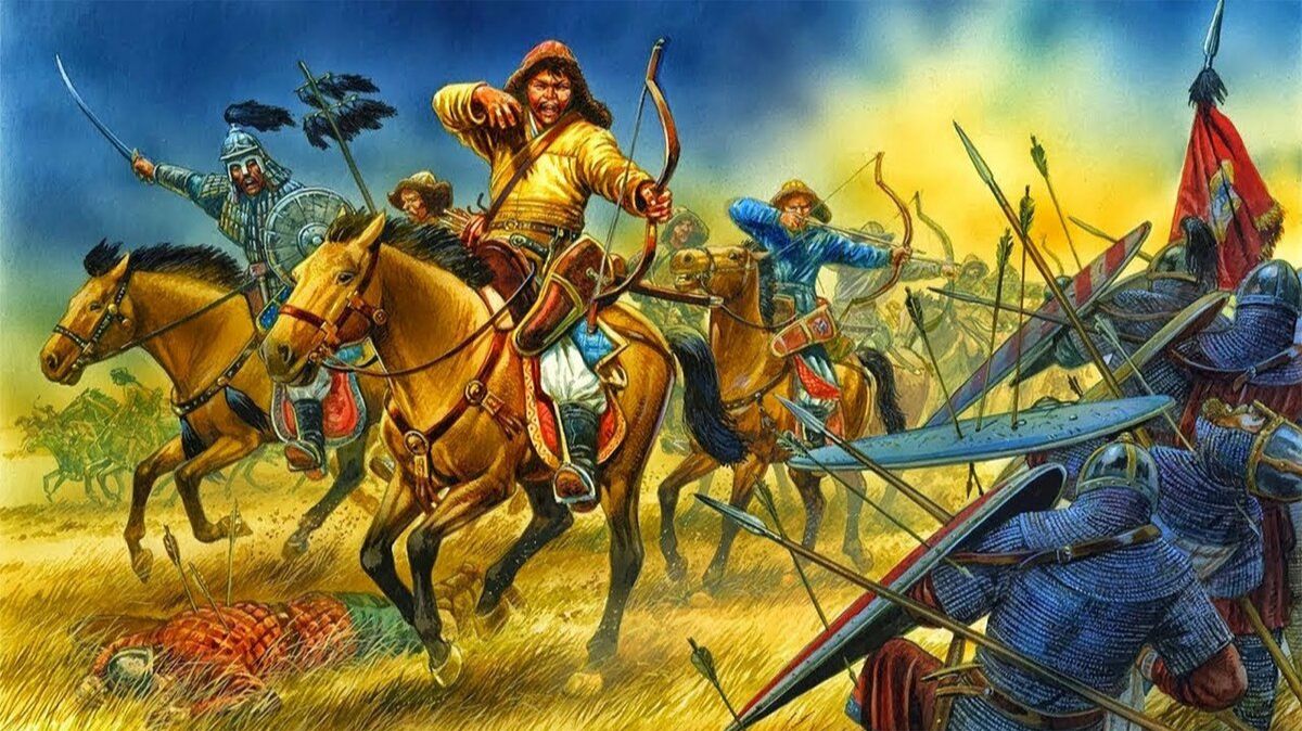 TW: medieval 2 [Tsardoms] - Монголы штурмуют Каффу.