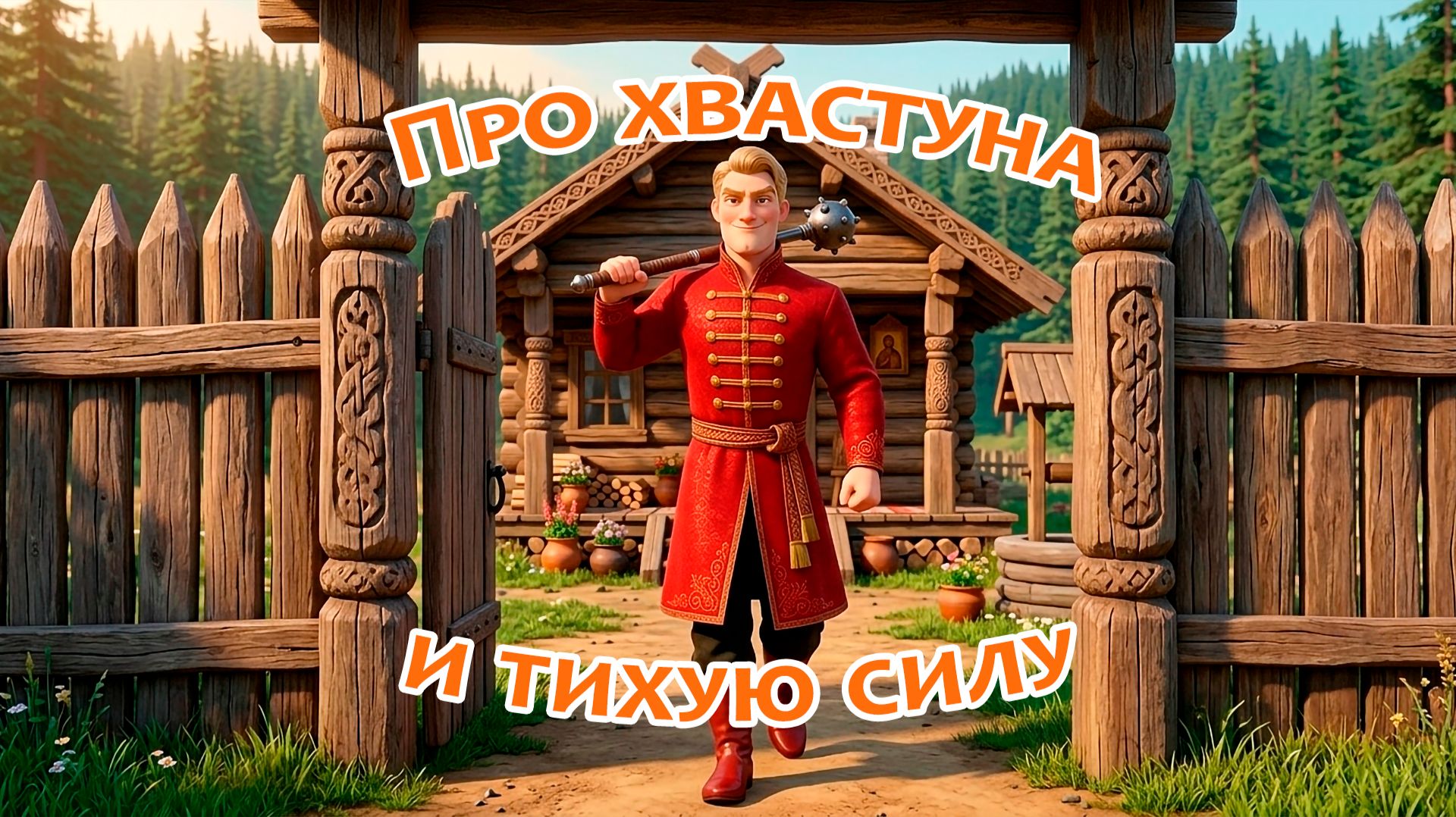 Про хвастуна и тихую силу | Поучительная сказка для детей