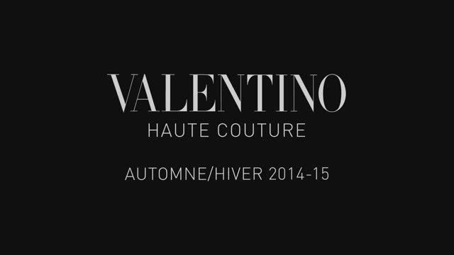 Показ женской коллекции Valentino осень-зима 2014-2015