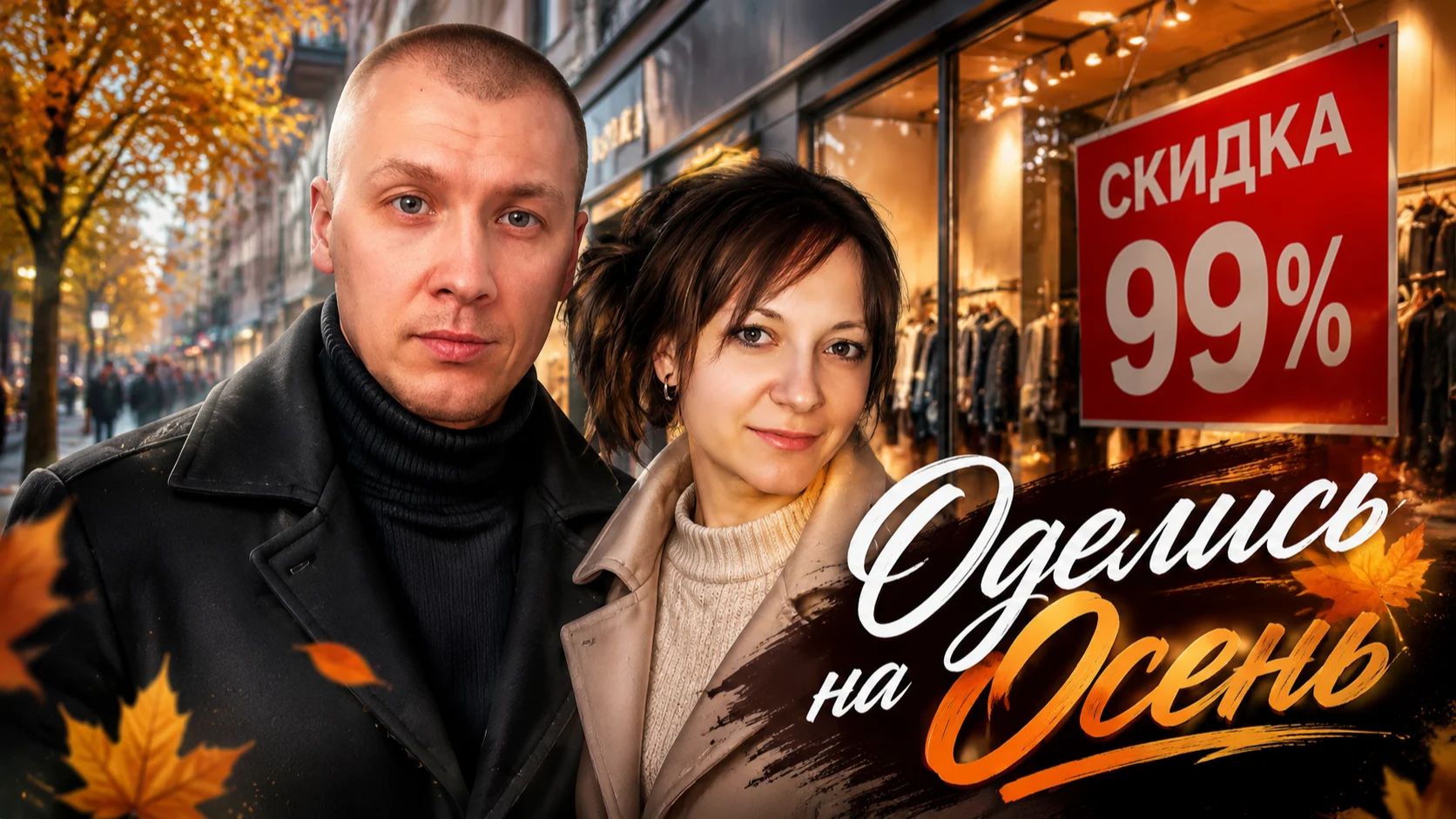 Оделись на осень,  я не много поправился, попили горячий глинтвейн.