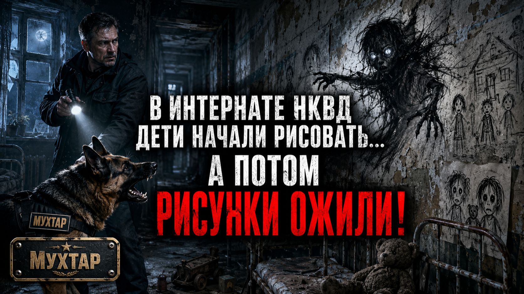 В интернате НКВД дети начали рисовать смерти… А потом рисунки ожили! Мистический детектив