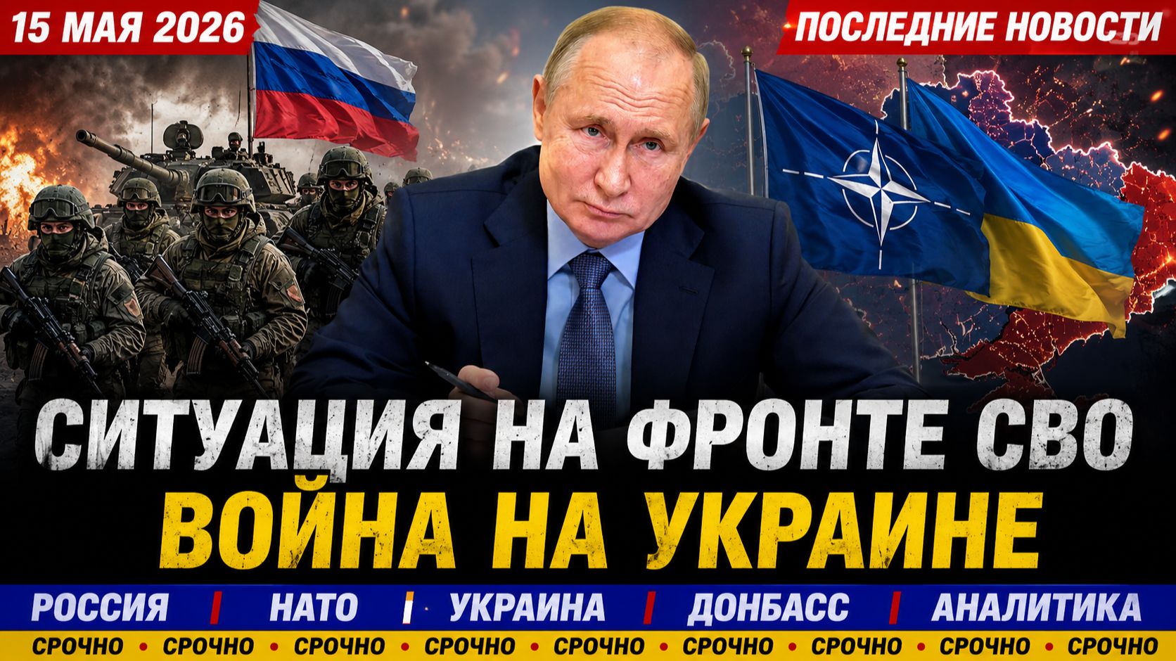 Последние Новости с Фронта СВО Война на Уркаине Россия НАТО Украина