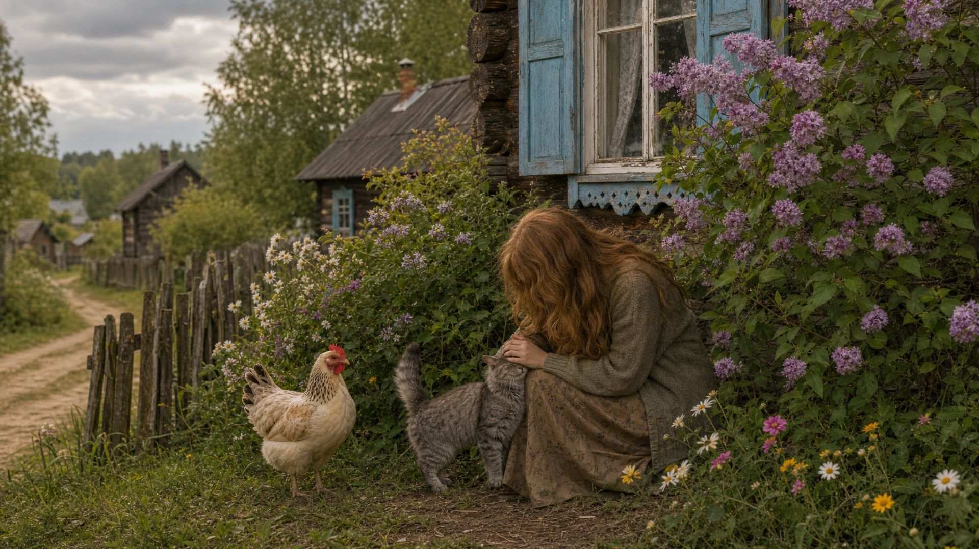 Деревенская идиллия - Серая кошка. Ремикс