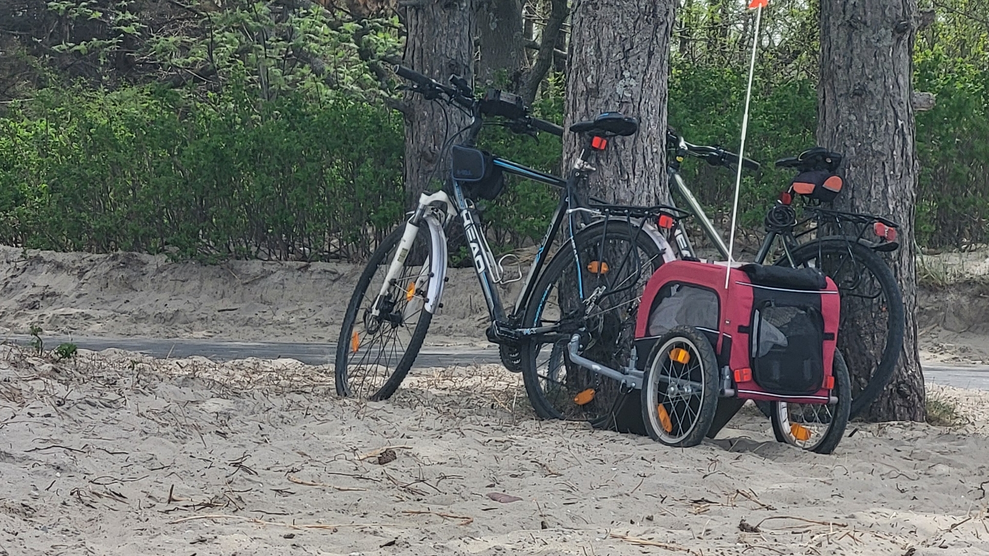 Coming up next: " Bike path". #vanlife #caravaning #caravancamping
