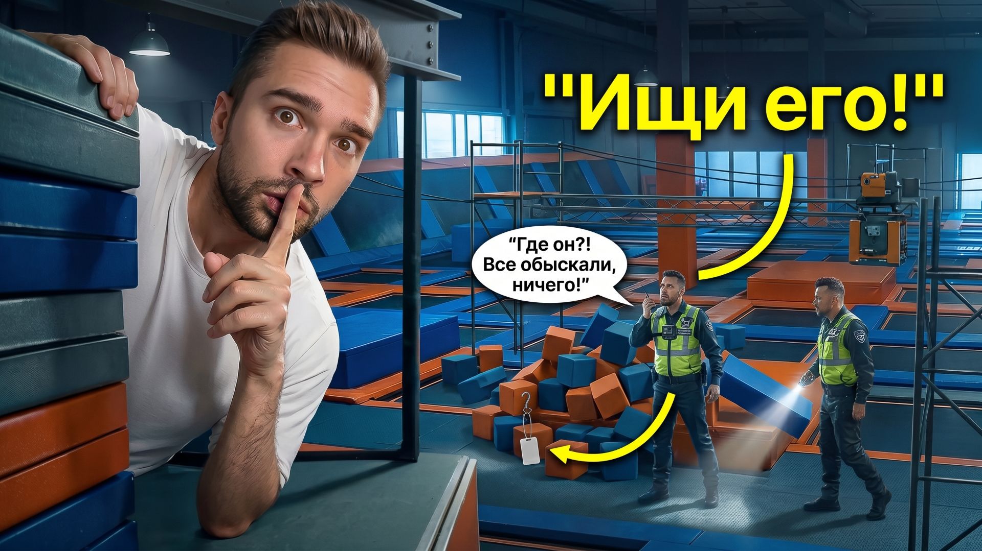 Тайно Переночевал в Батутном Центре и Диснейленде! Часть 2 | Незаконные Места