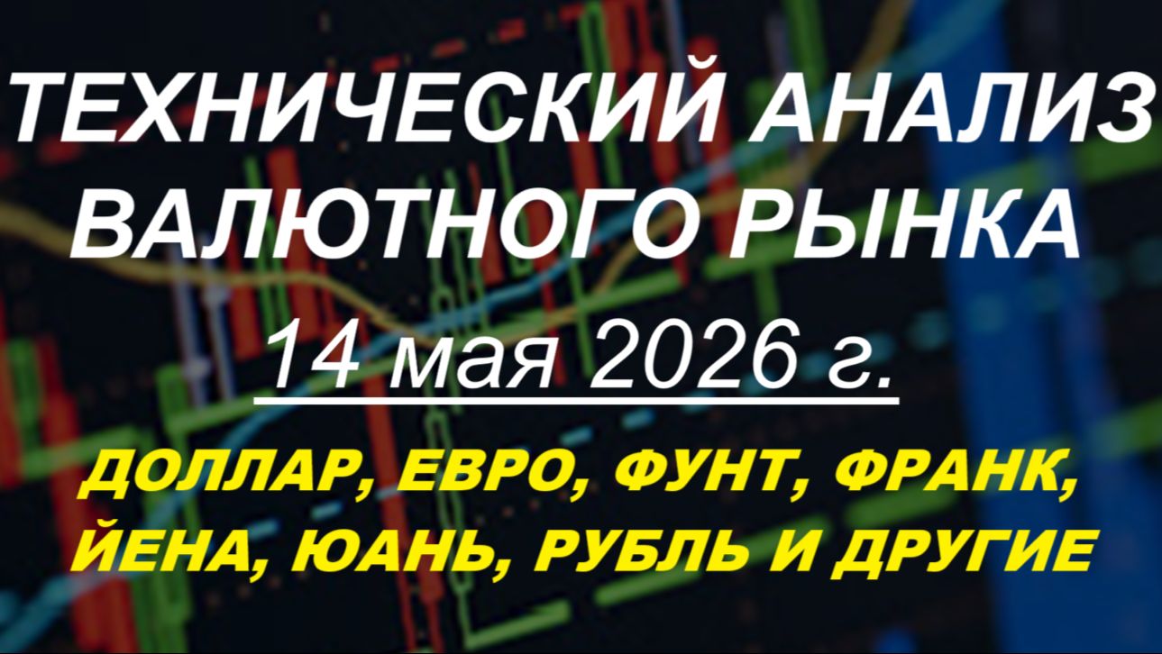 Технический анализ валютного рынка 14.05.2026 г.