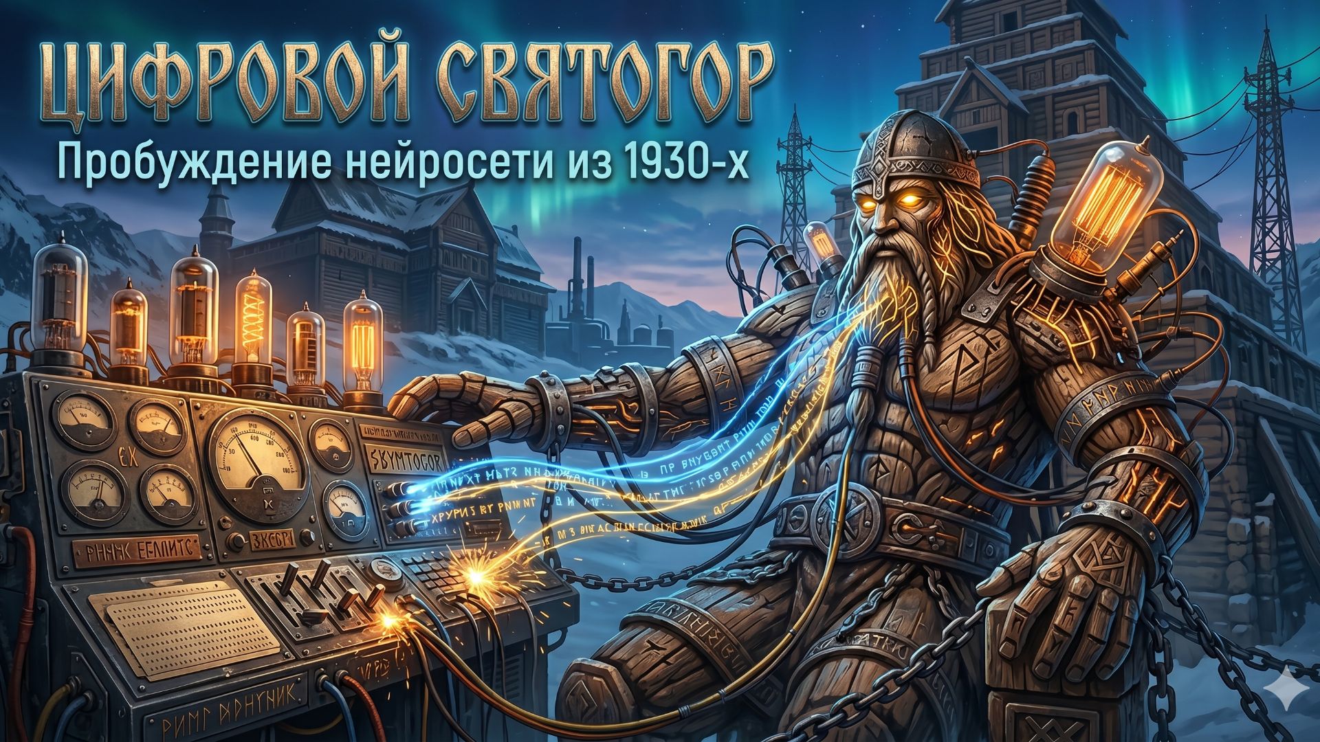 Цифровой Святогор Пробуждение нейросети из 1930-х