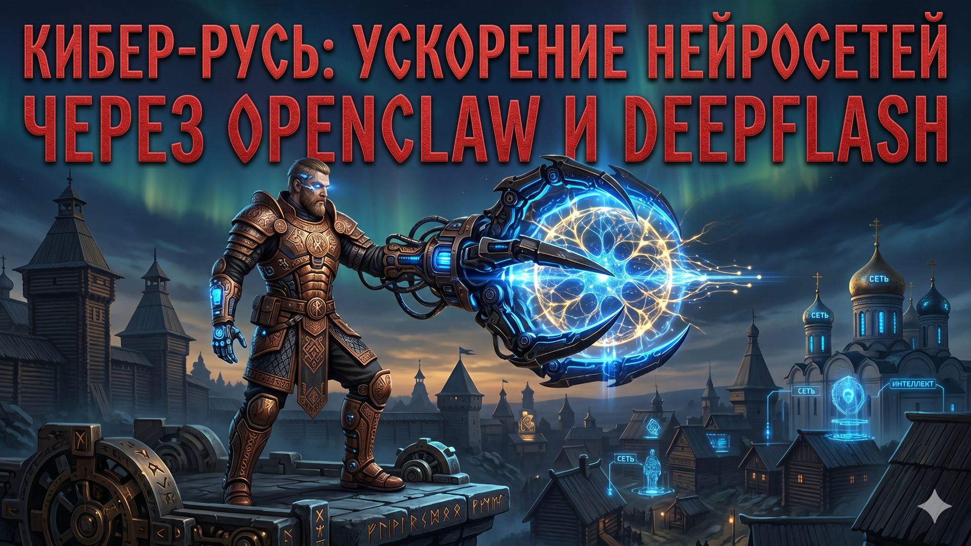 Кибер-Русь Ускорение нейросетей через OpenClaw и DeepFlash