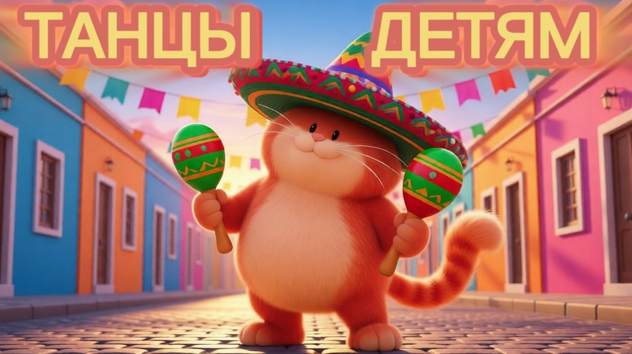 ТАНЦЫ для детей | танцы для малышей. Танцуем с котиком 🐱