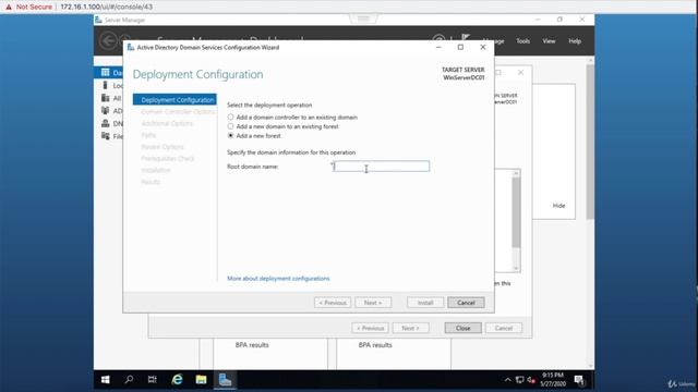 8. Building a Domain Controller