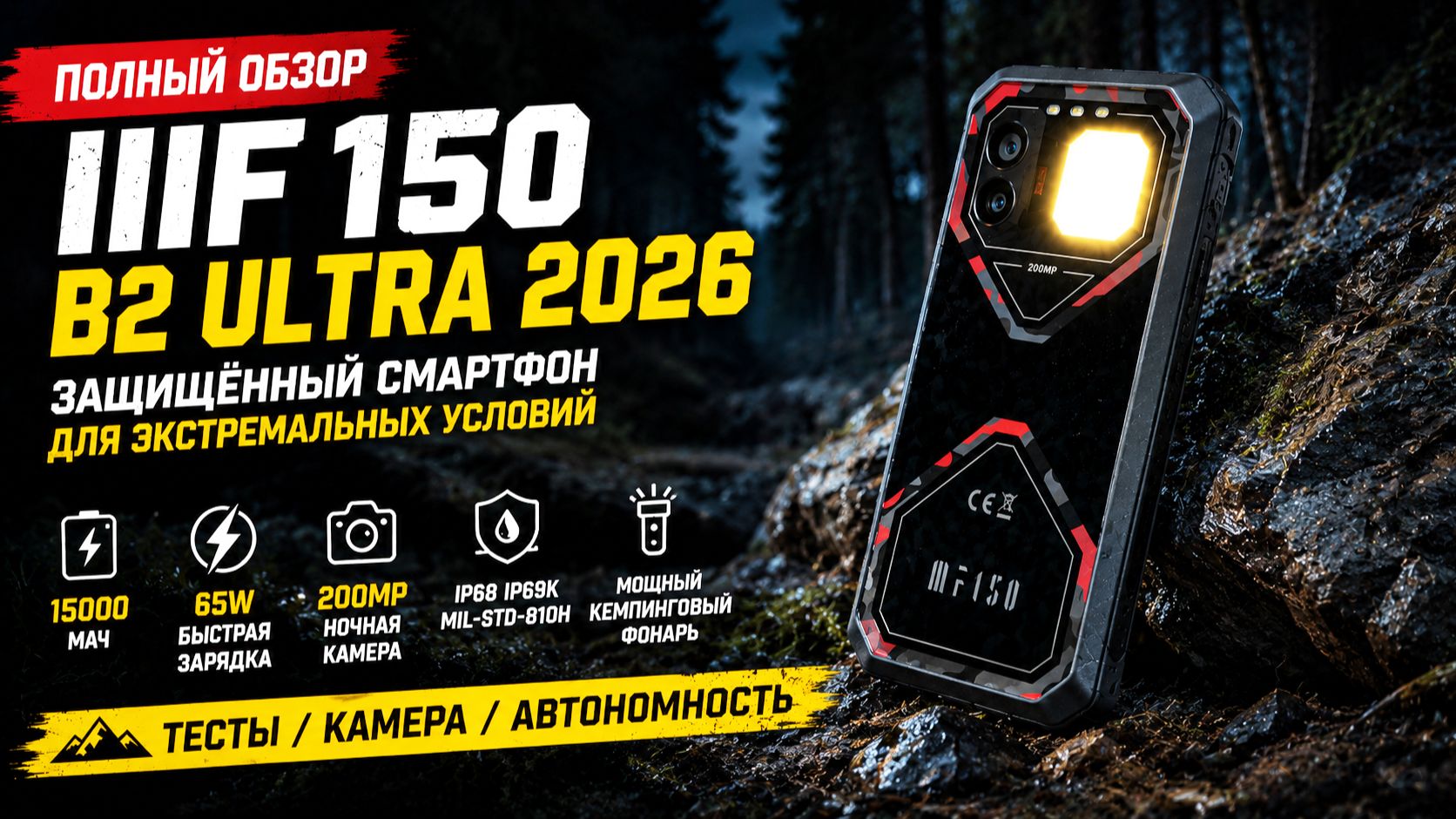 Новый IIIF150 B2 Ultra 2026 — смартфон для выживания и экспедиций