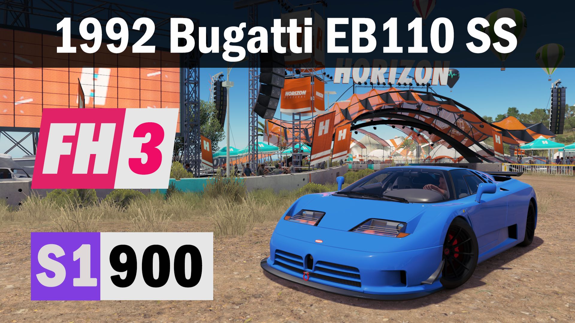 Forza Horizon 3 - 1992 Bugatti EB110 Super Sport, Race