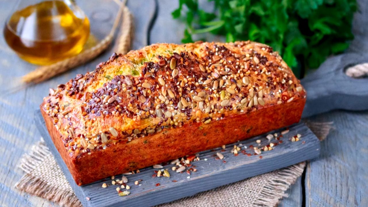 Сырный хлеб в духовке за 1 ЧАС. Мягкий, пышный, с луковым ароматом