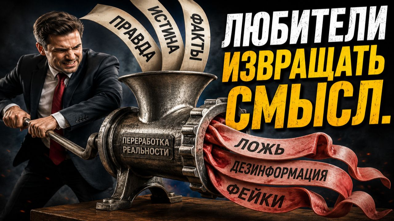 Любители  извращать смысл.