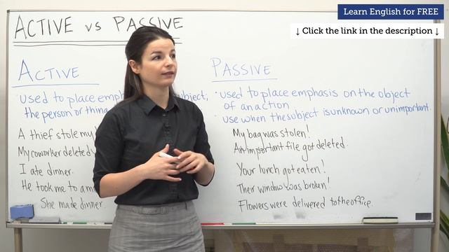 Active Voice and Passive Voice - Learn English Grammar