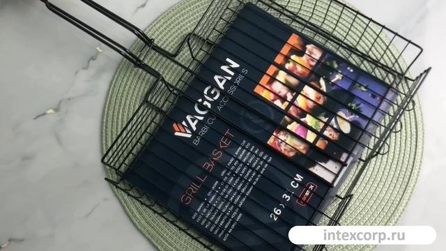 Решётка для барбекю ДЖОНСИ, металл, дерево, 58х26х31 см, C80900630