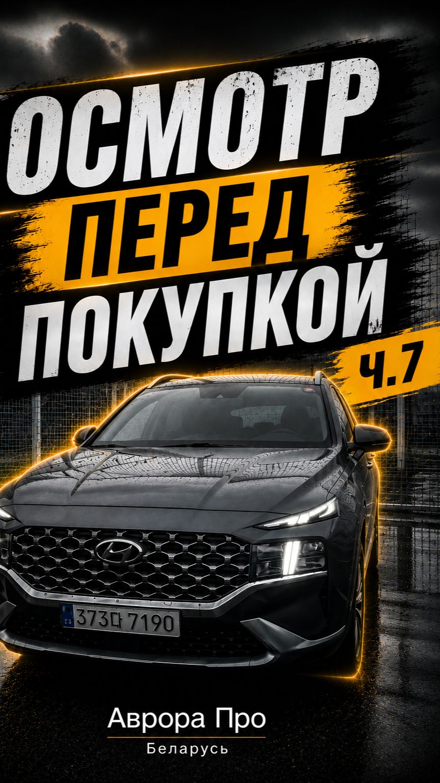 Santa Fe из Кореи в Беларусь - смотрим авто вживую. часть 6 #автоизкореичасть 6 #автоизкореи