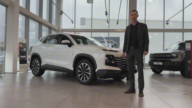 Обзор на белый JETOUR Dashing в комплектации Комфорт