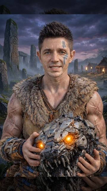 По мотивам игры Horizon Zero Dawn.Сгенерировано ии.