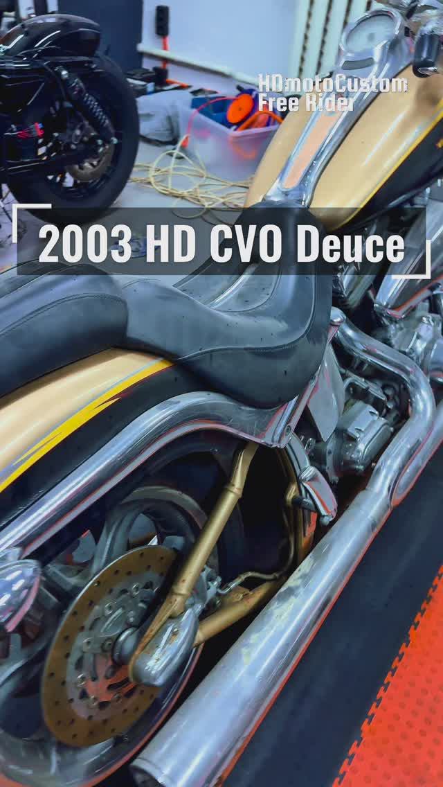 Тот самый 95 мотор: Обслуживание юбилейного Harley Deuce CVO 2003 #deuce