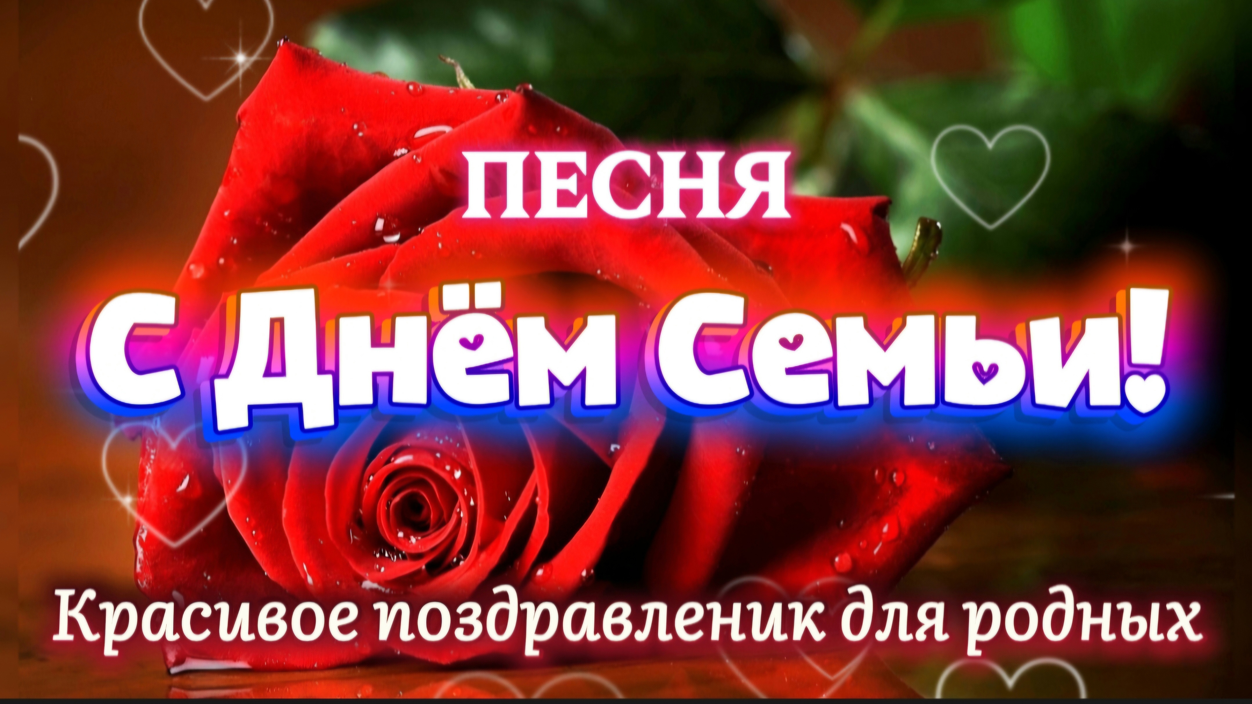ПЕСНЯ С Международным Днём СЕМЬИ ❤️ Красивое поздравление для родных 🌸