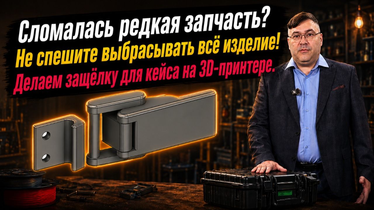 Сломалась редкая запчасть? Не спешите выбрасывать! Спасаем вашу вещь на 3D-принтере