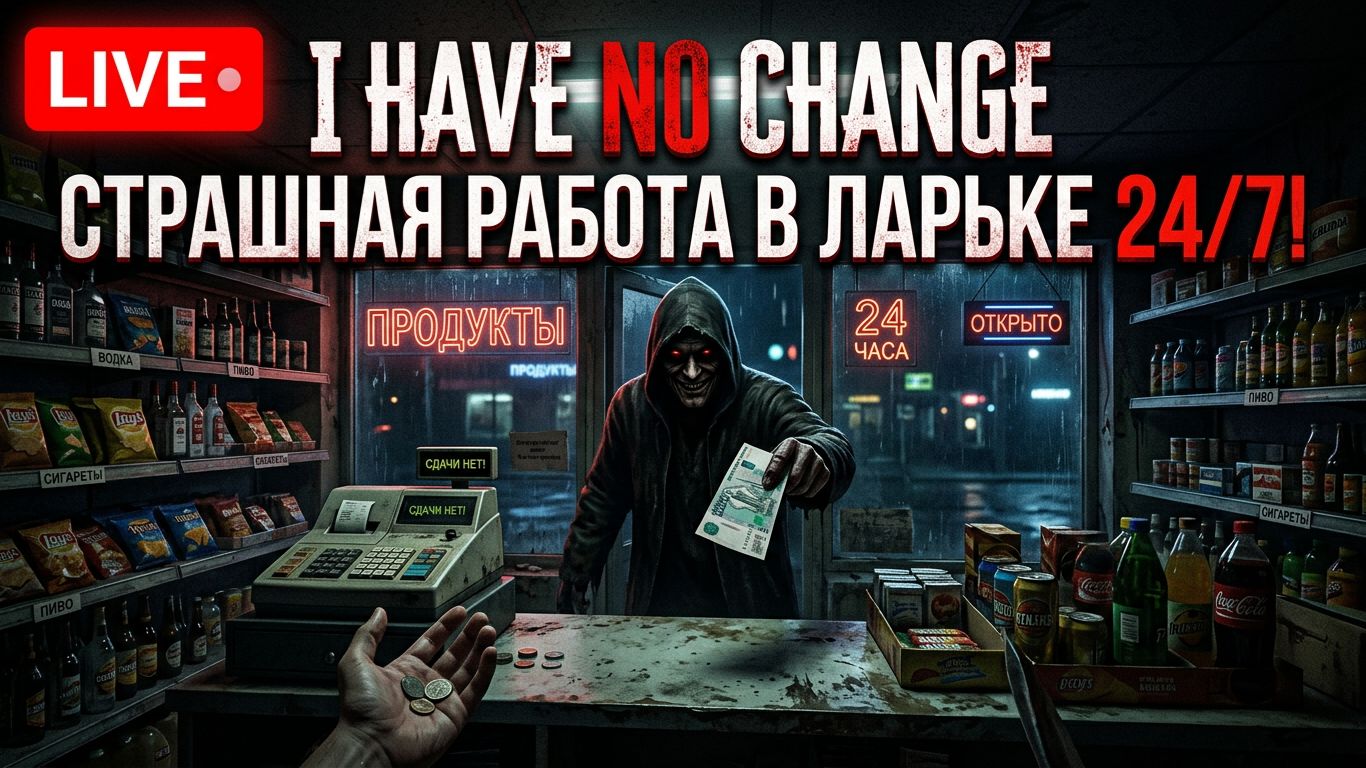 I HAVE NO CHANGE 2026 — Ламповая Работа в Ларьке 24/7 😲