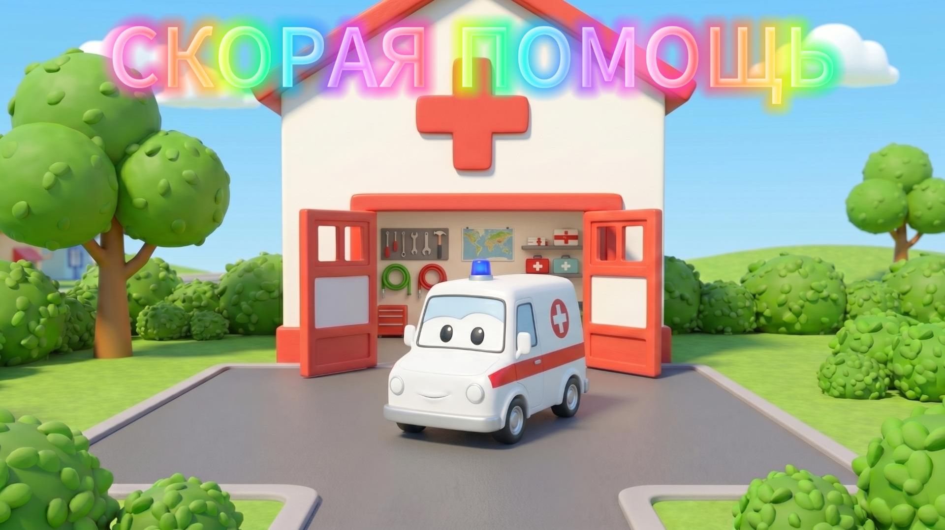 Скорая помощь. Веселая песенка для детей 🚑 | Мульти Двор