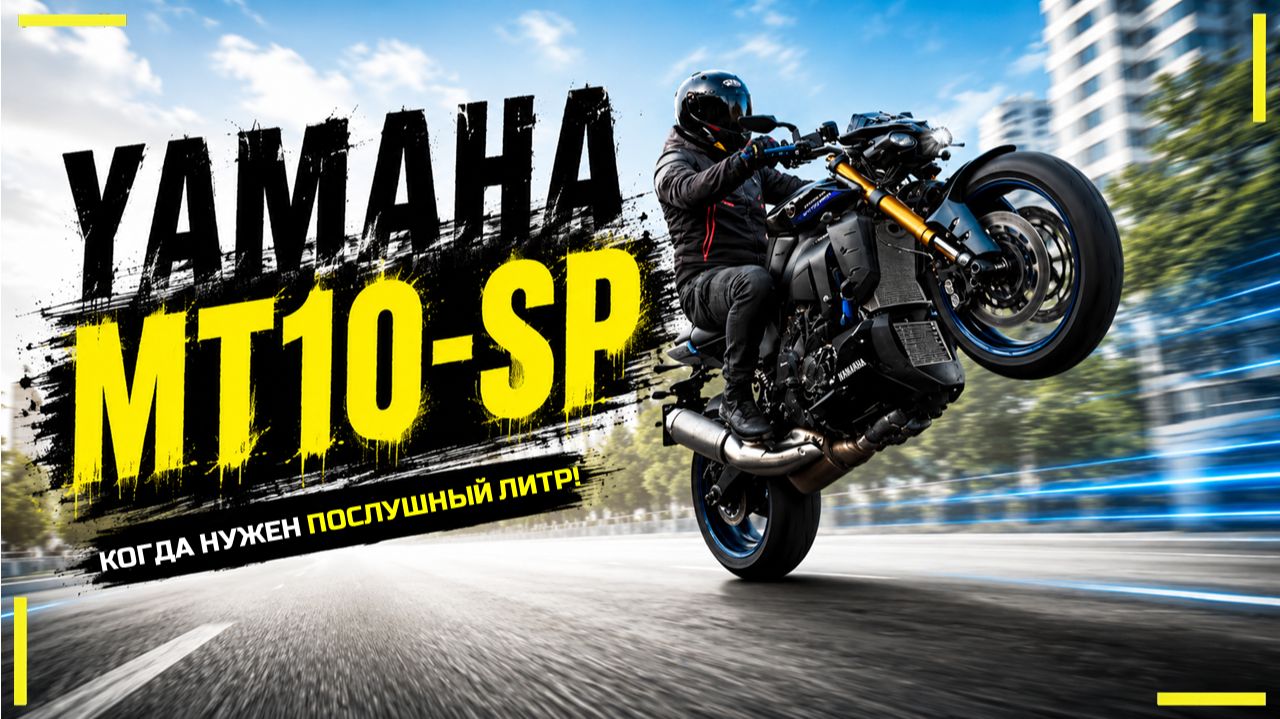 YAMAHA MT10 SP — КОГДА НУЖЕН ПОСЛУШНЫЙ ЛИТР! | PROMOTO TEST
