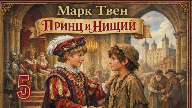 Марк Твен - Принц и нищий. Аудиокнига. Глава 5