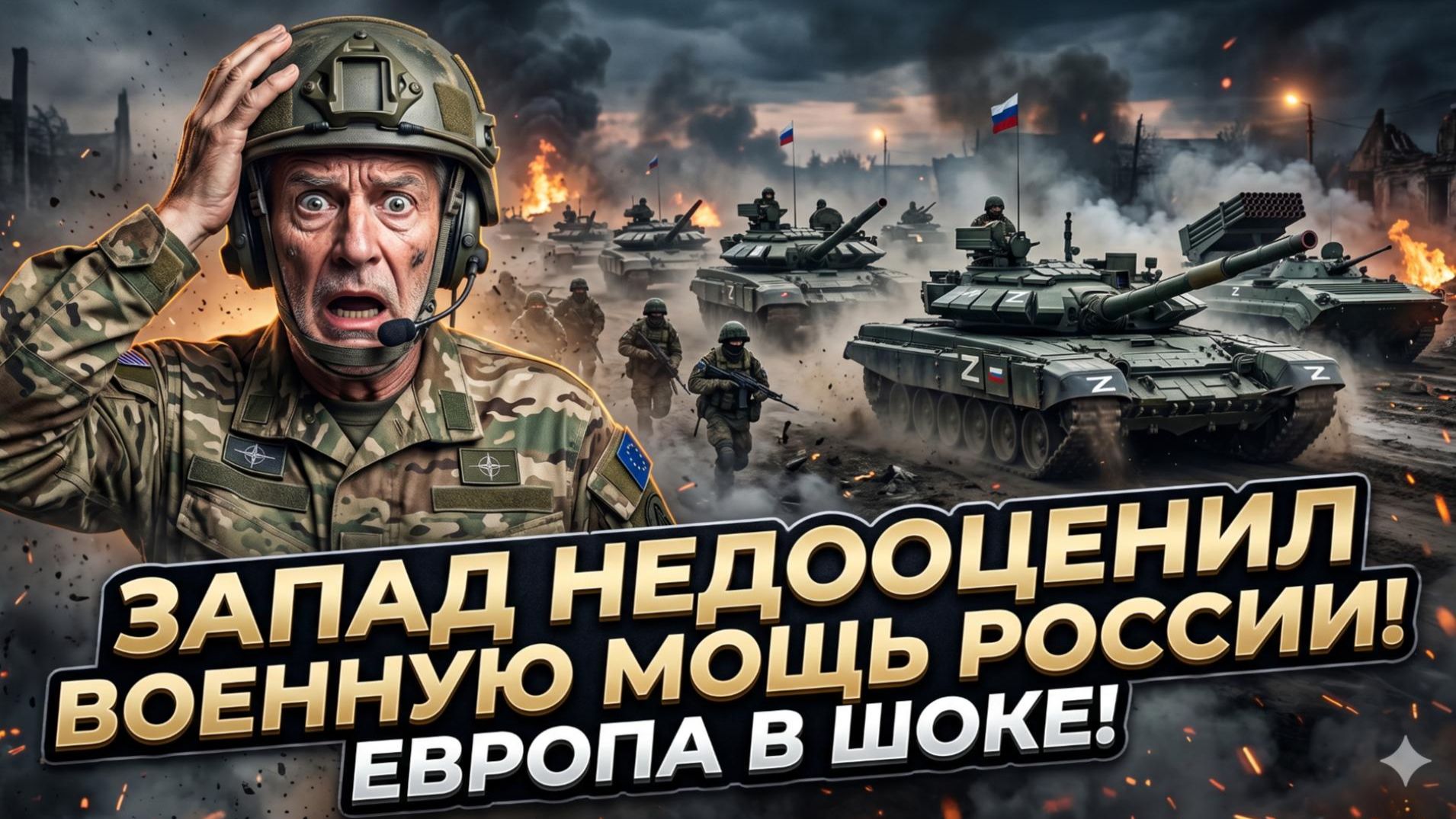 💥Себастиан Сас | Запад осознал ошибку: армия России гораздо сильнее, чем думали — Европа в панике