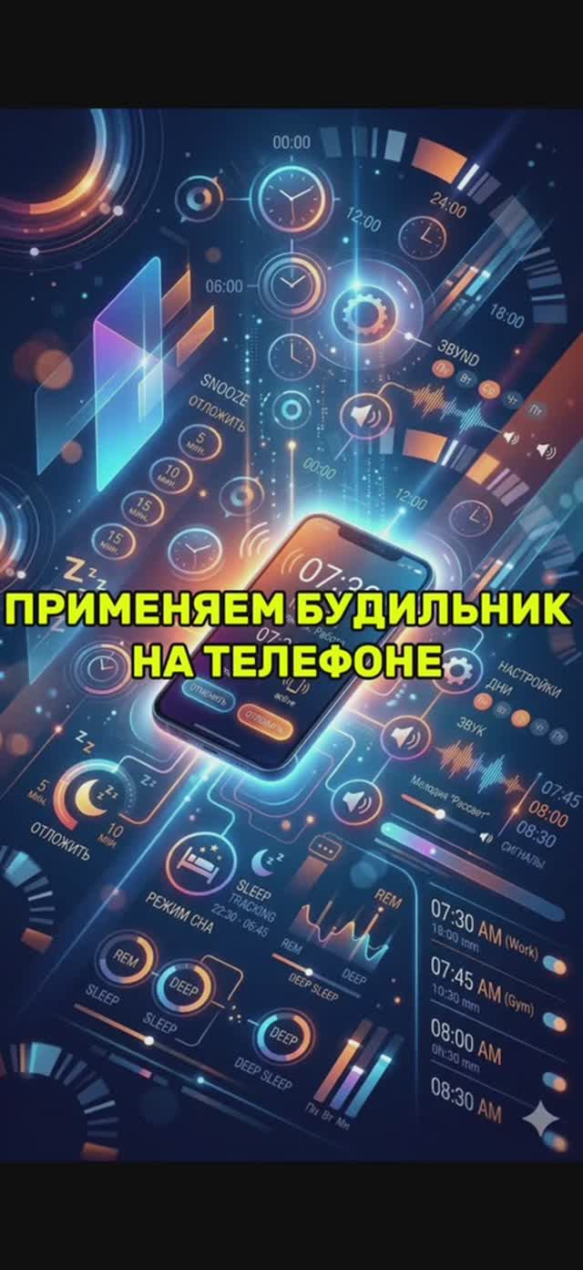 Будильник на вашем телефоне