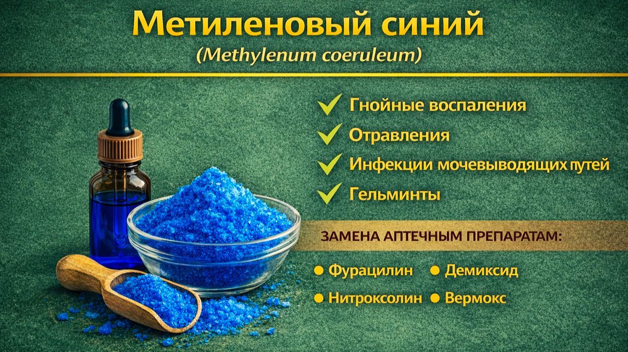 Метиленовый синий (Methylenum coeruleum) - порошок