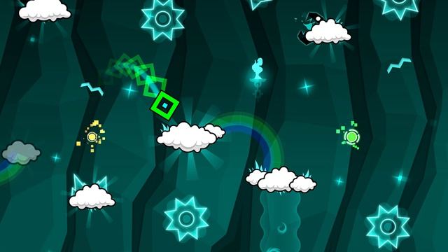 Прохождение уровня Serene на 3 монетки Geometry Dash