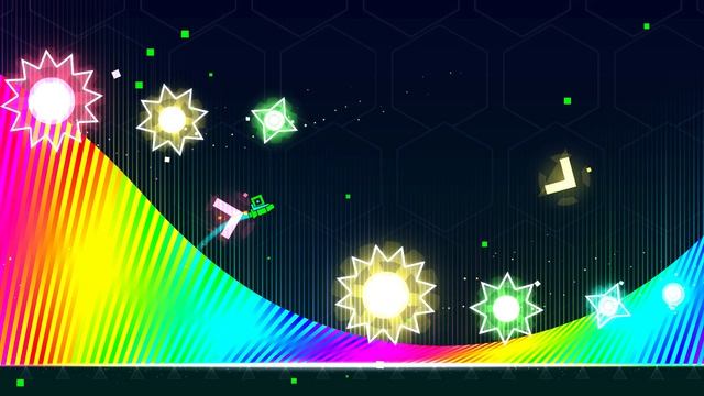 Прохождение уровня HSV в Geometry Dash.