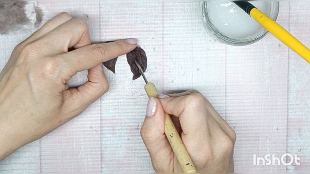 Ватная игрушка "Сонный совёнок", часть 3