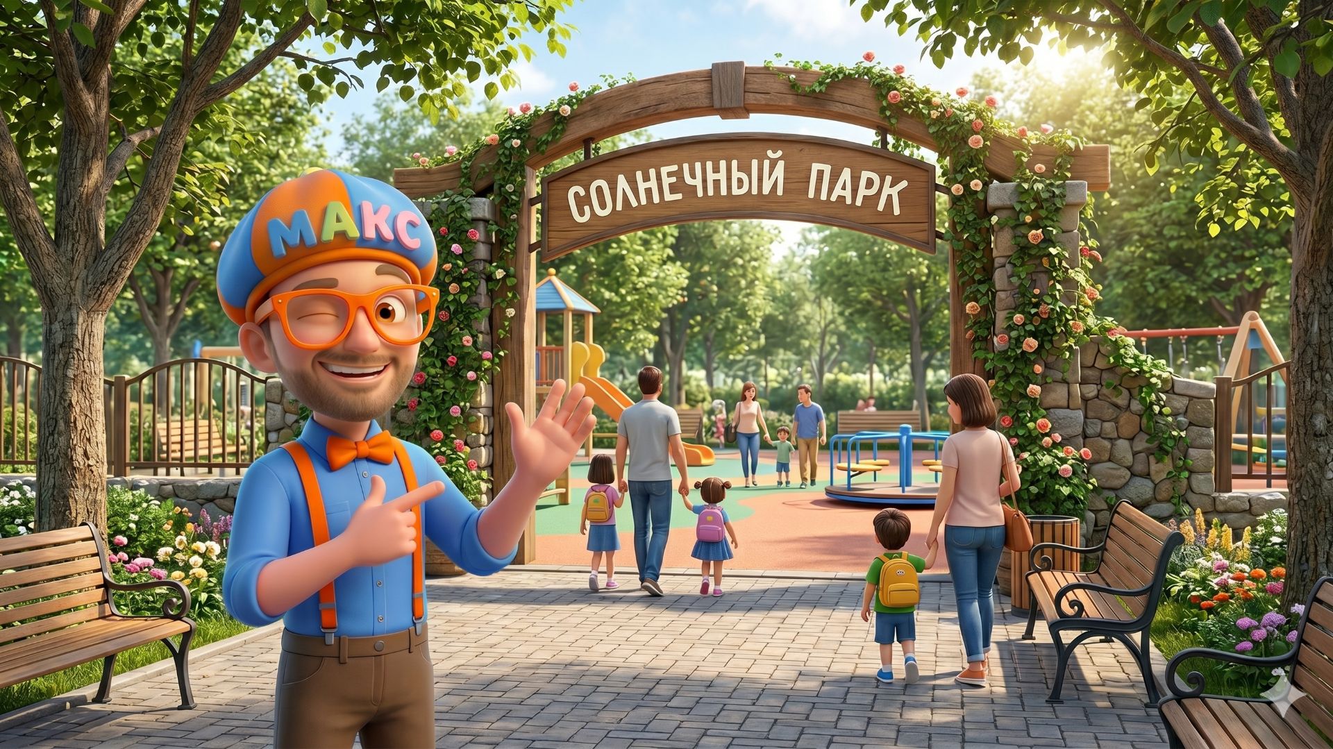 Знайка Макс в Игровой зоне «Солнечный Парк»! ☀️ Изучай этот Мир вместе со Знайкой Максом